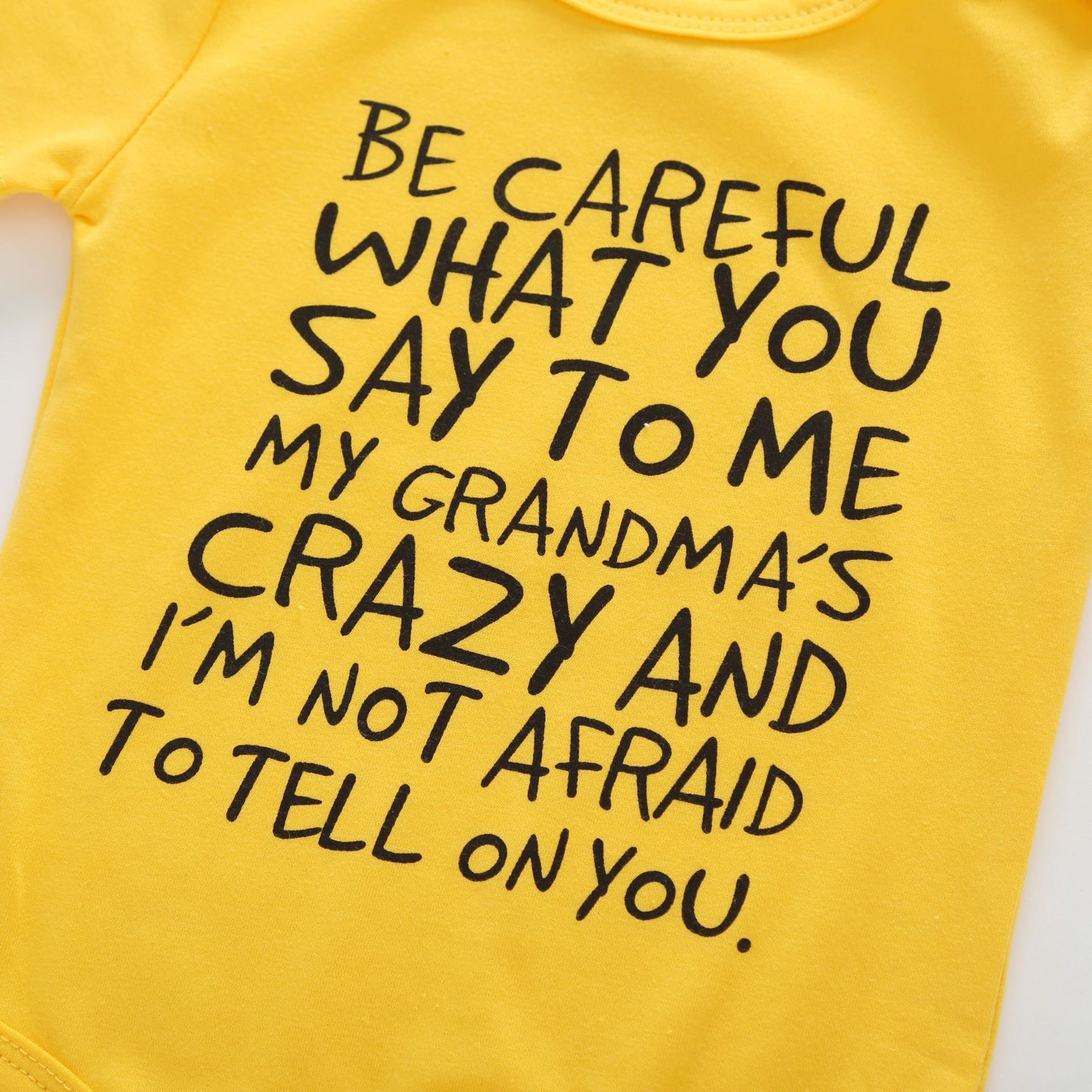 Comfy Cute Letter Printed Romper – CuteThee